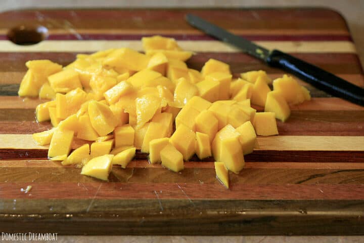 Spicy Mango Popsicles with Chili and Lime - Domestic Dreamboat