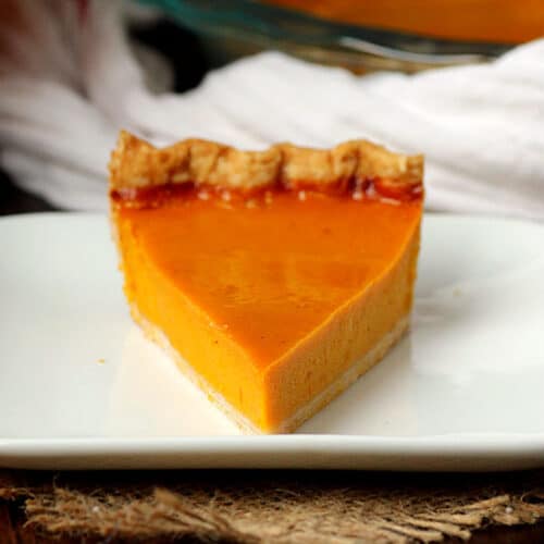Roasted Winter Squash Pie (Pumpkin Pie) - Domestic Dreamboat
