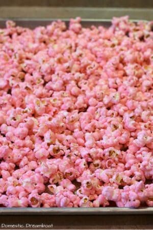 Old Fashioned Pink Popcorn (GF, vegetarian) - Domestic Dreamboat
