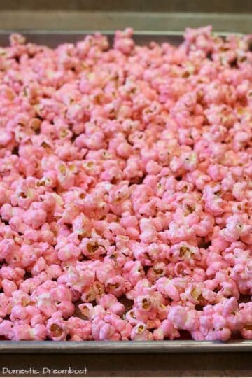 Old Fashioned Pink Popcorn (GF, vegetarian) - Domestic Dreamboat