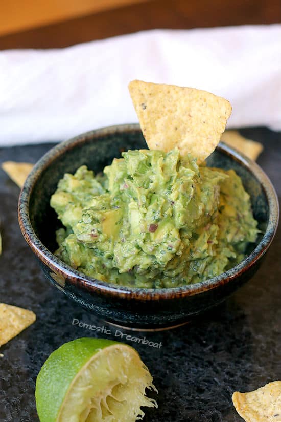 Easy Small Batch Guacamole Recipe - Uses only two avocados