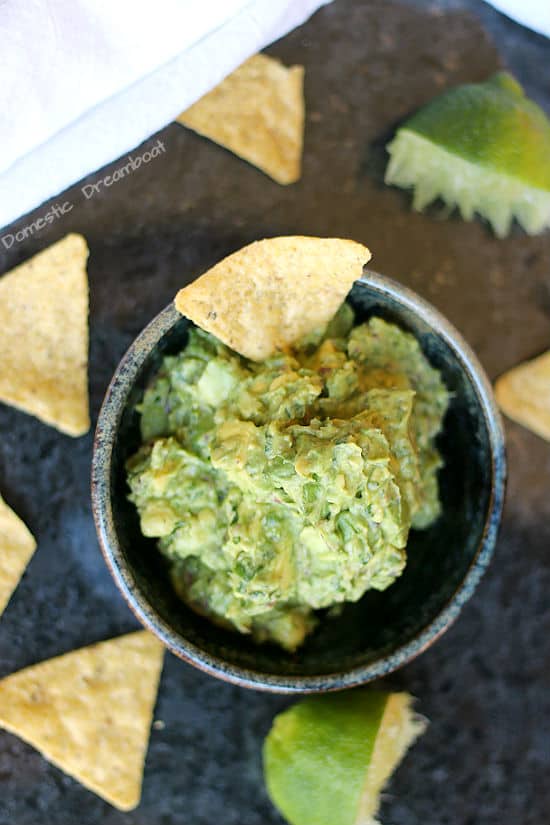 Easy Small Batch Guacamole Recipe - Uses only two avocados