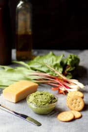 Wild Ramp and Swiss Chard Pesto - Domestic Dreamboat