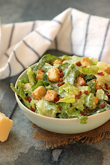 Best Ever Caesar Salad - Domestic Dreamboat