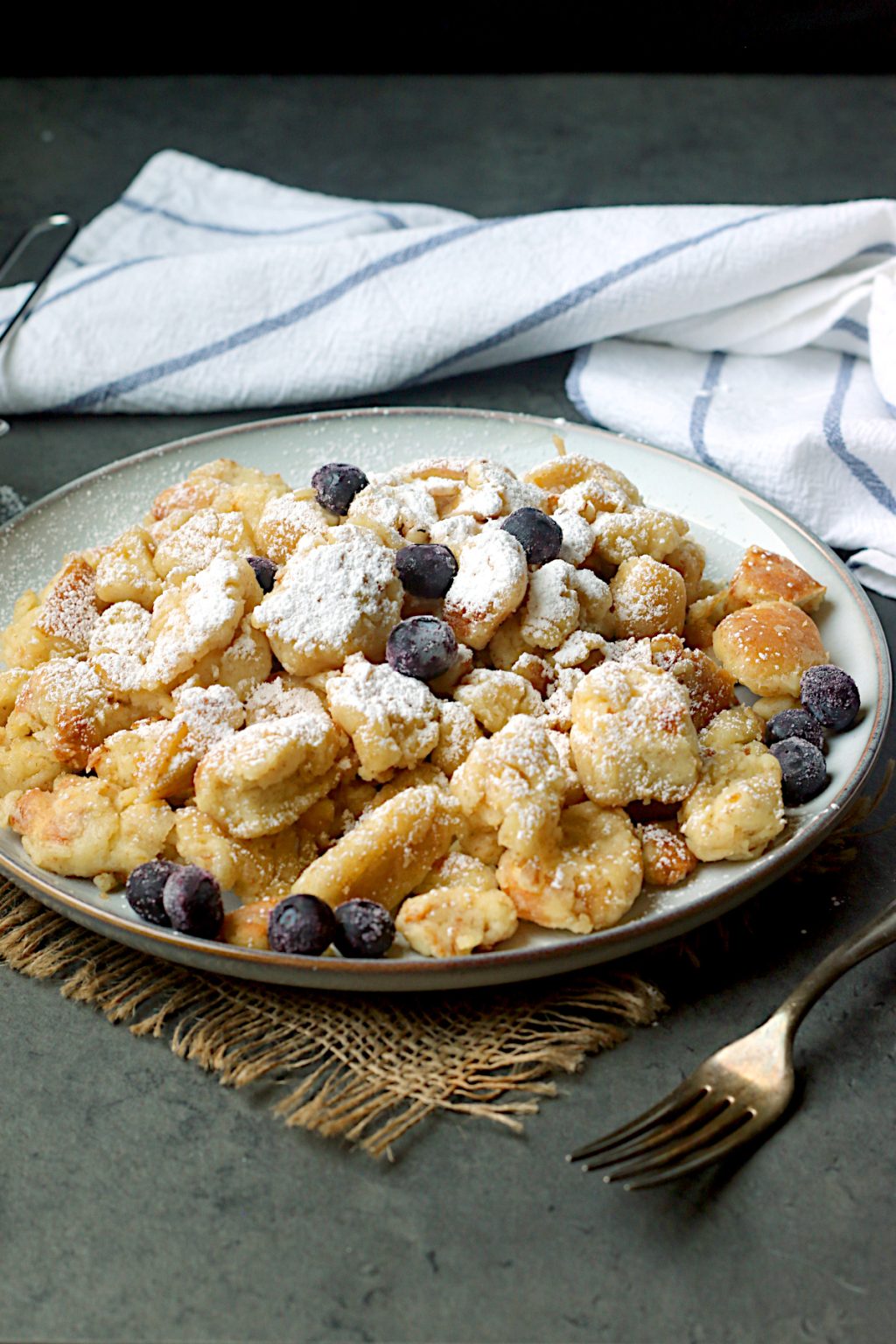 Austrian Shredded Pancake (Kaiserschmarrn) - Domestic Dreamboat