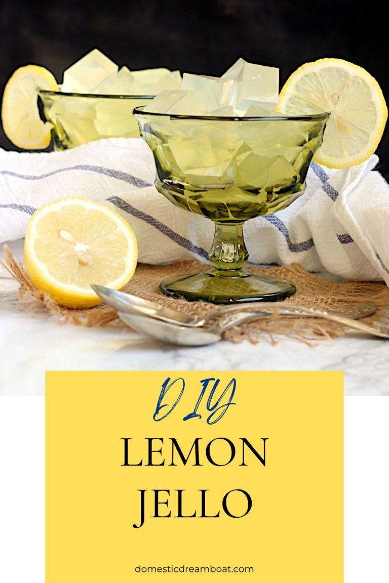 DIY Lemon Jello - Domestic Dreamboat