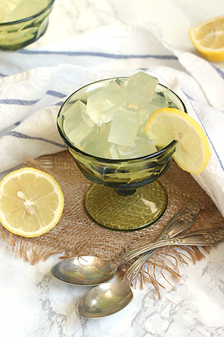 DIY Lemon Jello - Domestic Dreamboat