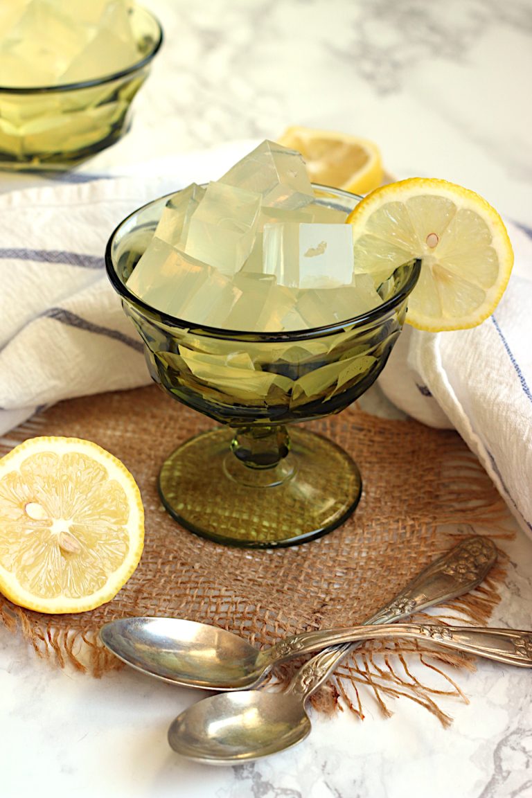 DIY Lemon Jello - Domestic Dreamboat