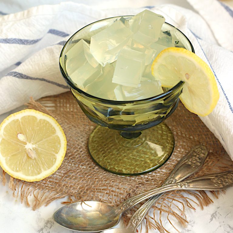 DIY Lemon Jello - Domestic Dreamboat