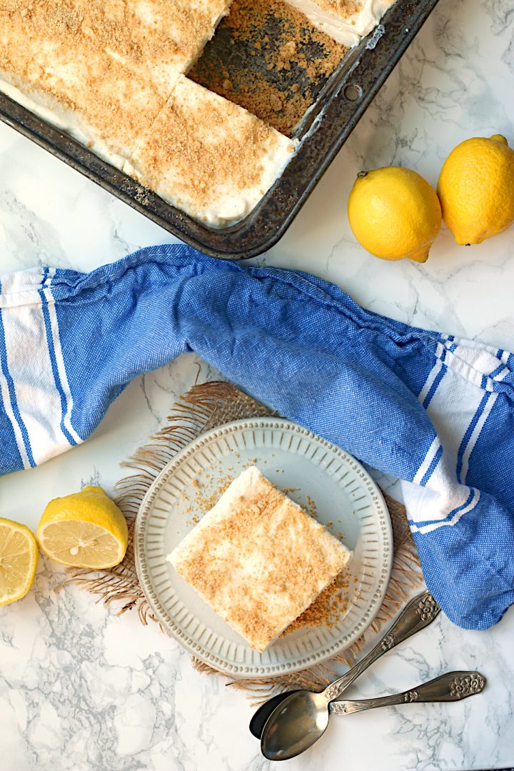 Lemon Cloud Squares - Domestic Dreamboat