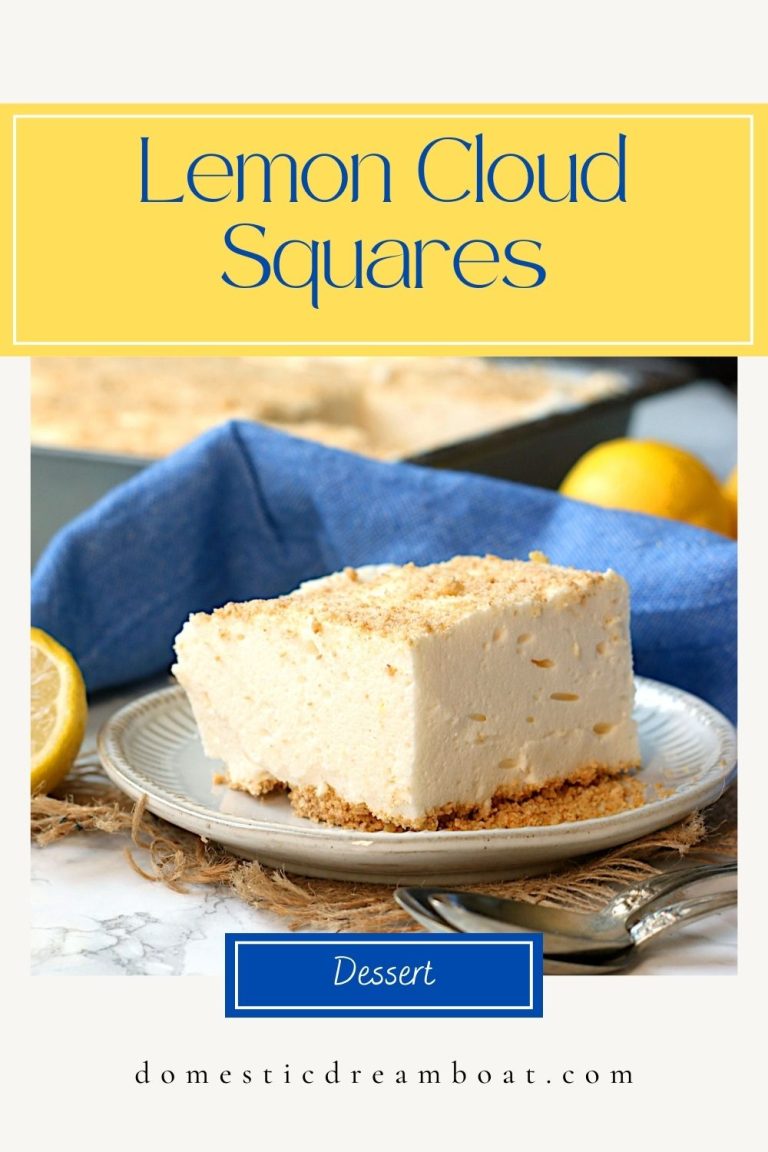 Lemon Cloud Squares - Domestic Dreamboat