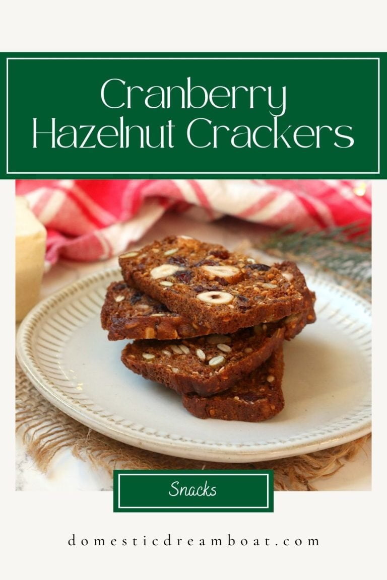 Cranberry Hazelnut Crackers