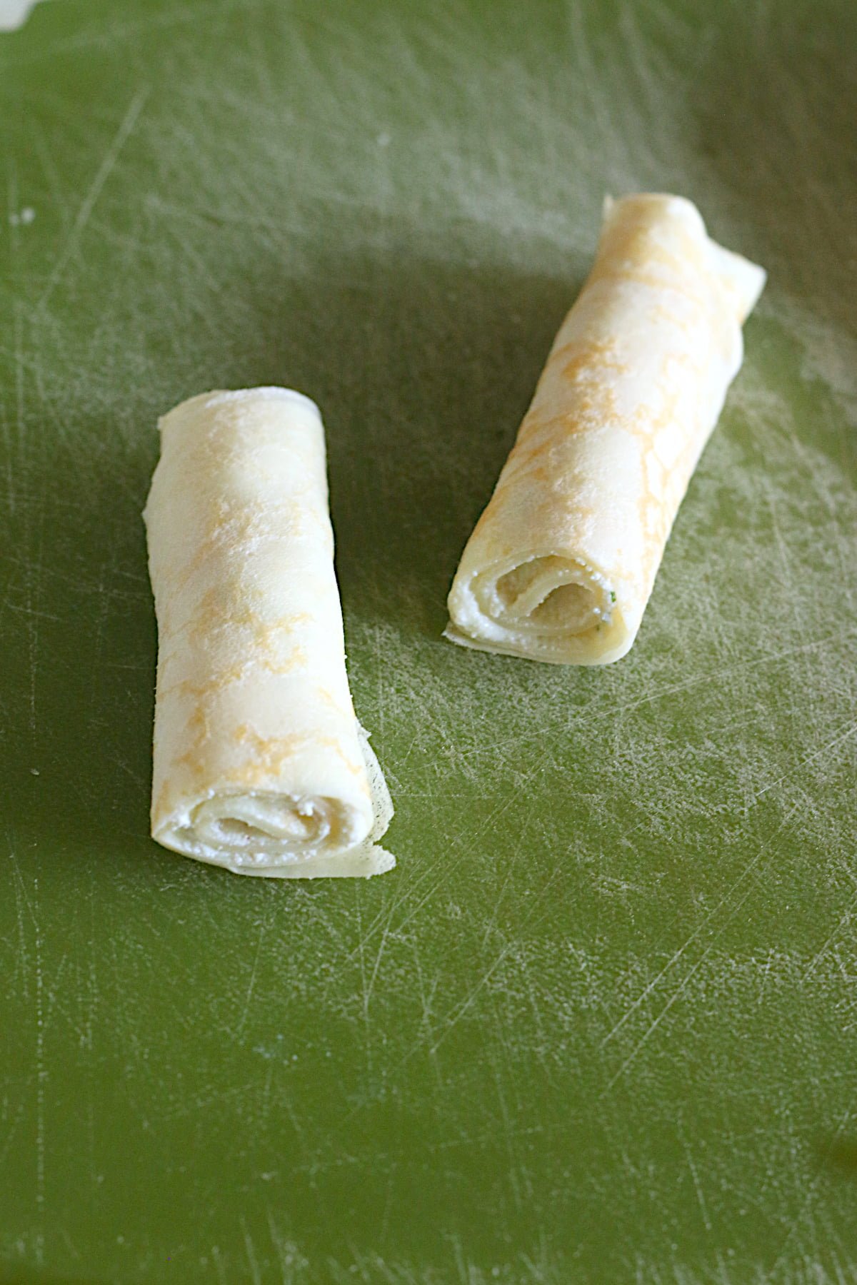 Nalysnyky (Ukrainian Crepes with Cheese and Dill) - Domestic Dreamboat