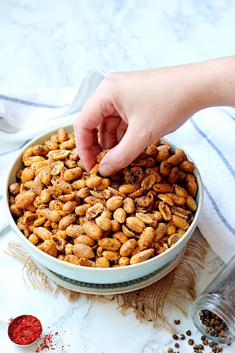 Spicy Sichuan Roasted Peanuts - Domestic Dreamboat