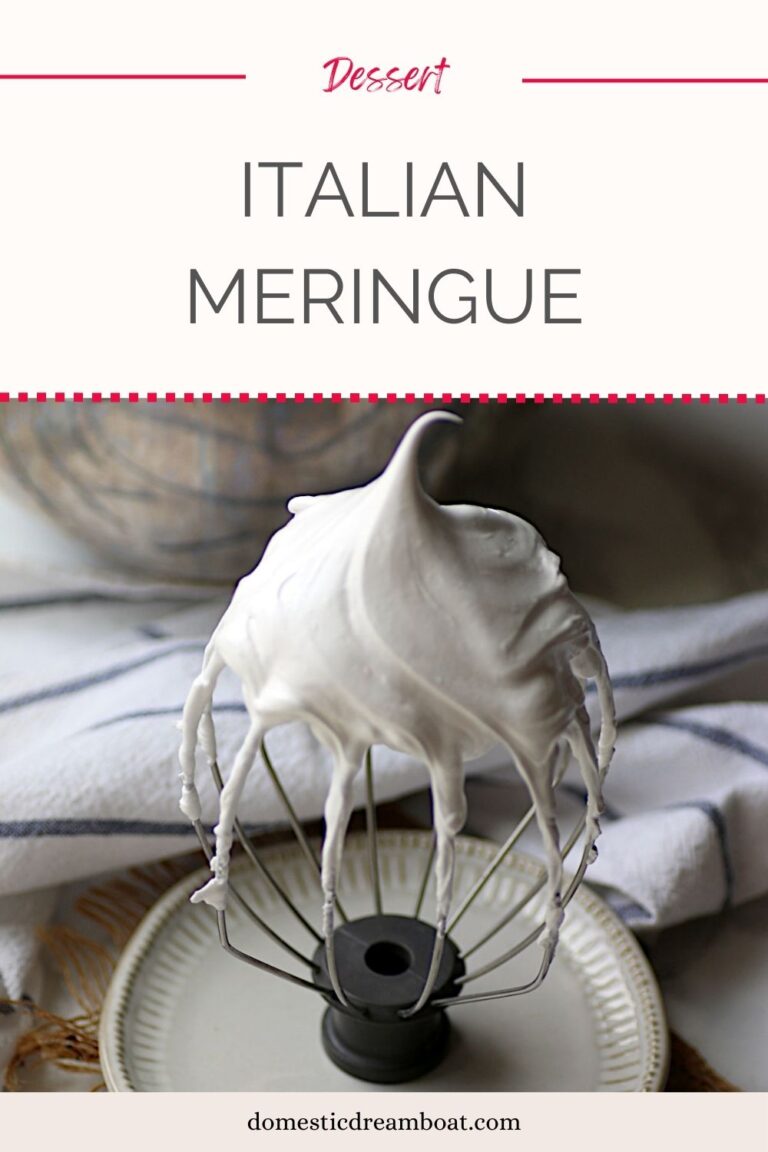Italian Meringue - Domestic Dreamboat