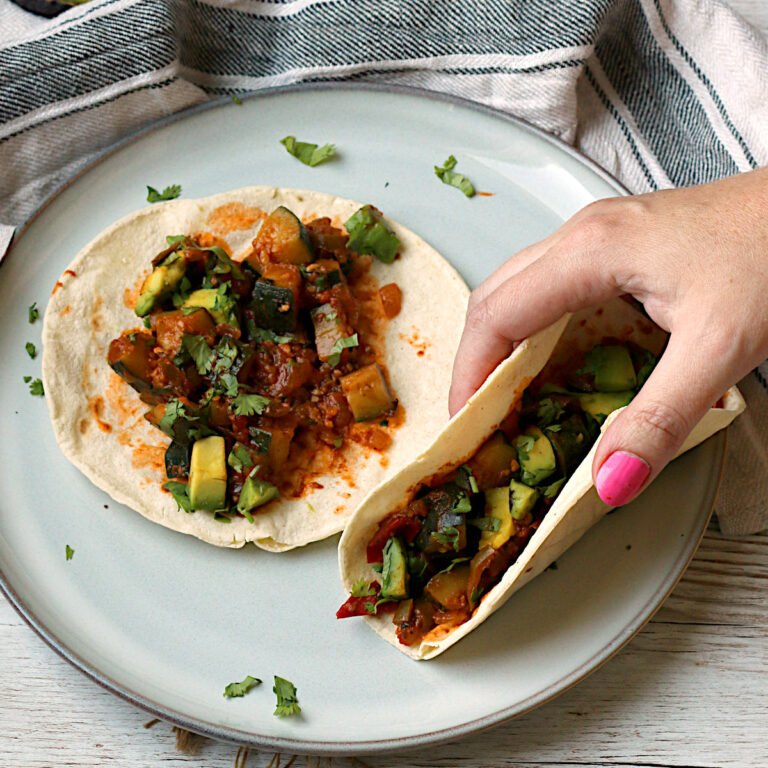Spicy Zucchini Tacos - Domestic Dreamboat