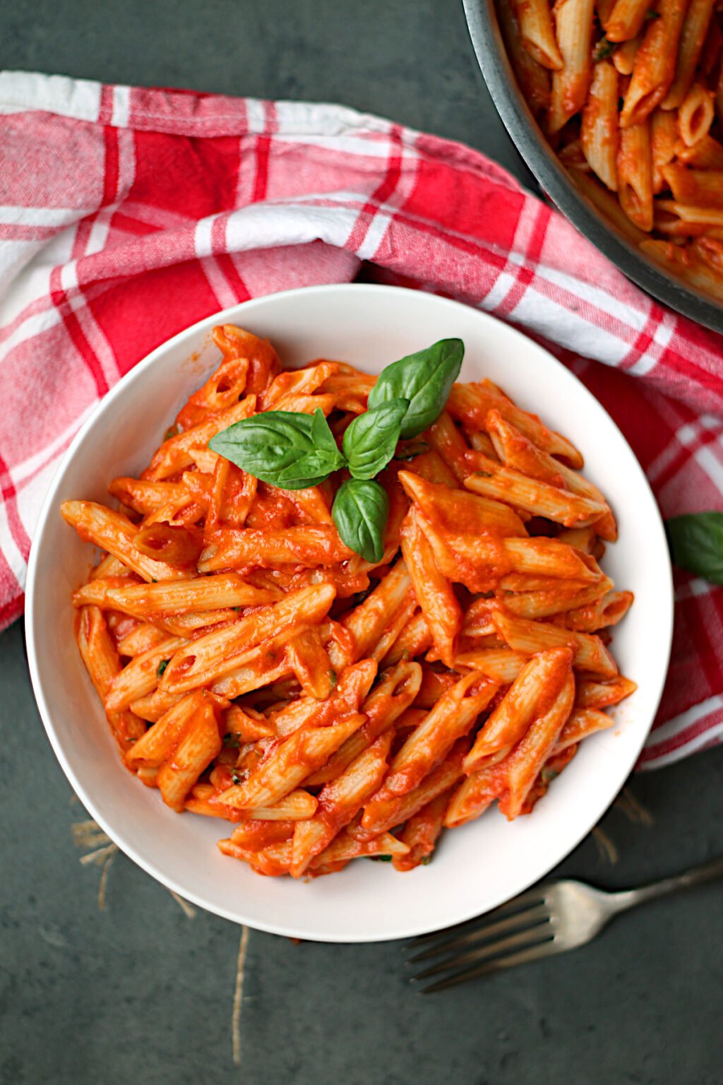 Quick and Easy Pasta with Parmesan Tomato Sauce - Domestic Dreamboat