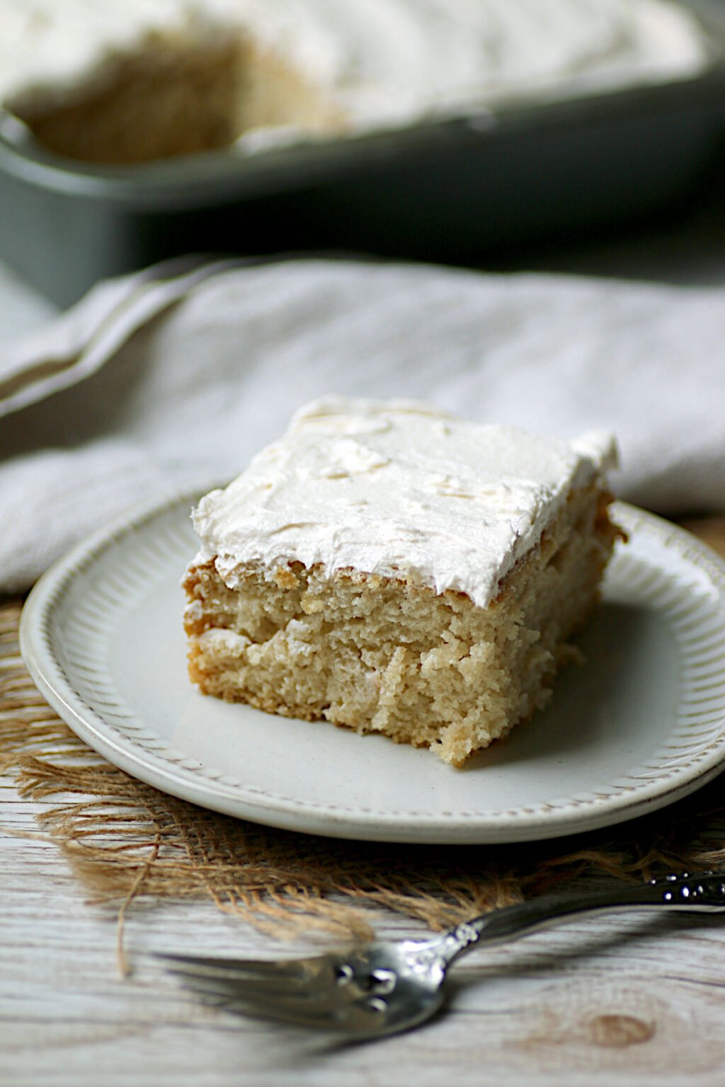 Vanilla Wacky Cake - Domestic Dreamboat