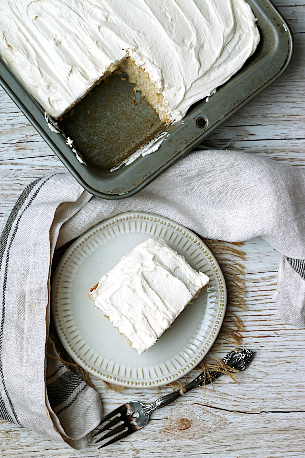 Vanilla Wacky Cake - Domestic Dreamboat