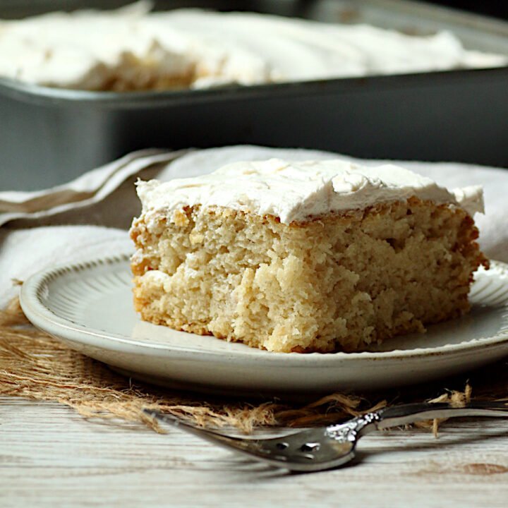 Vanilla Wacky Cake - Domestic Dreamboat