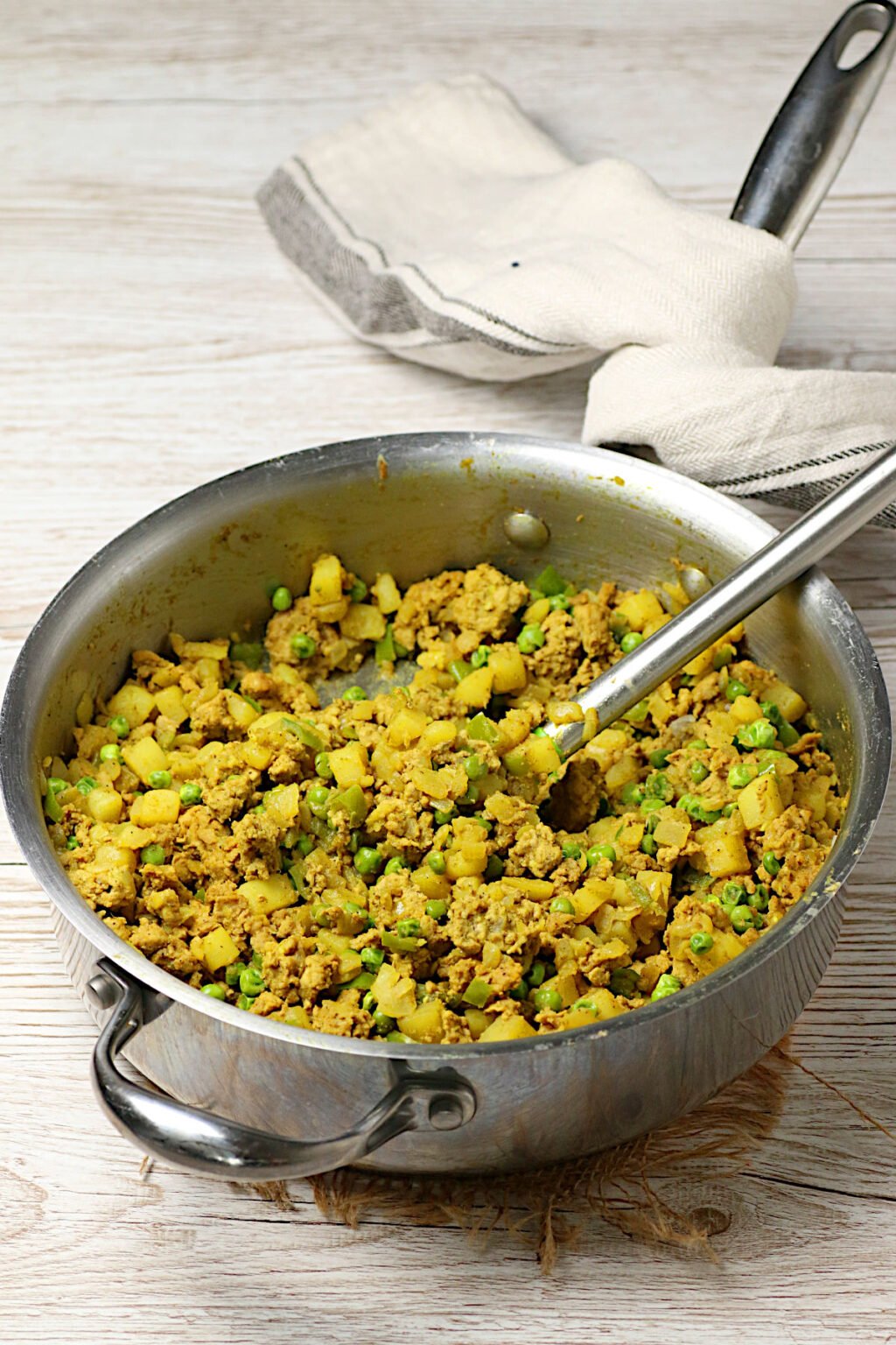 Chicken Samosa Pie - Domestic Dreamboat