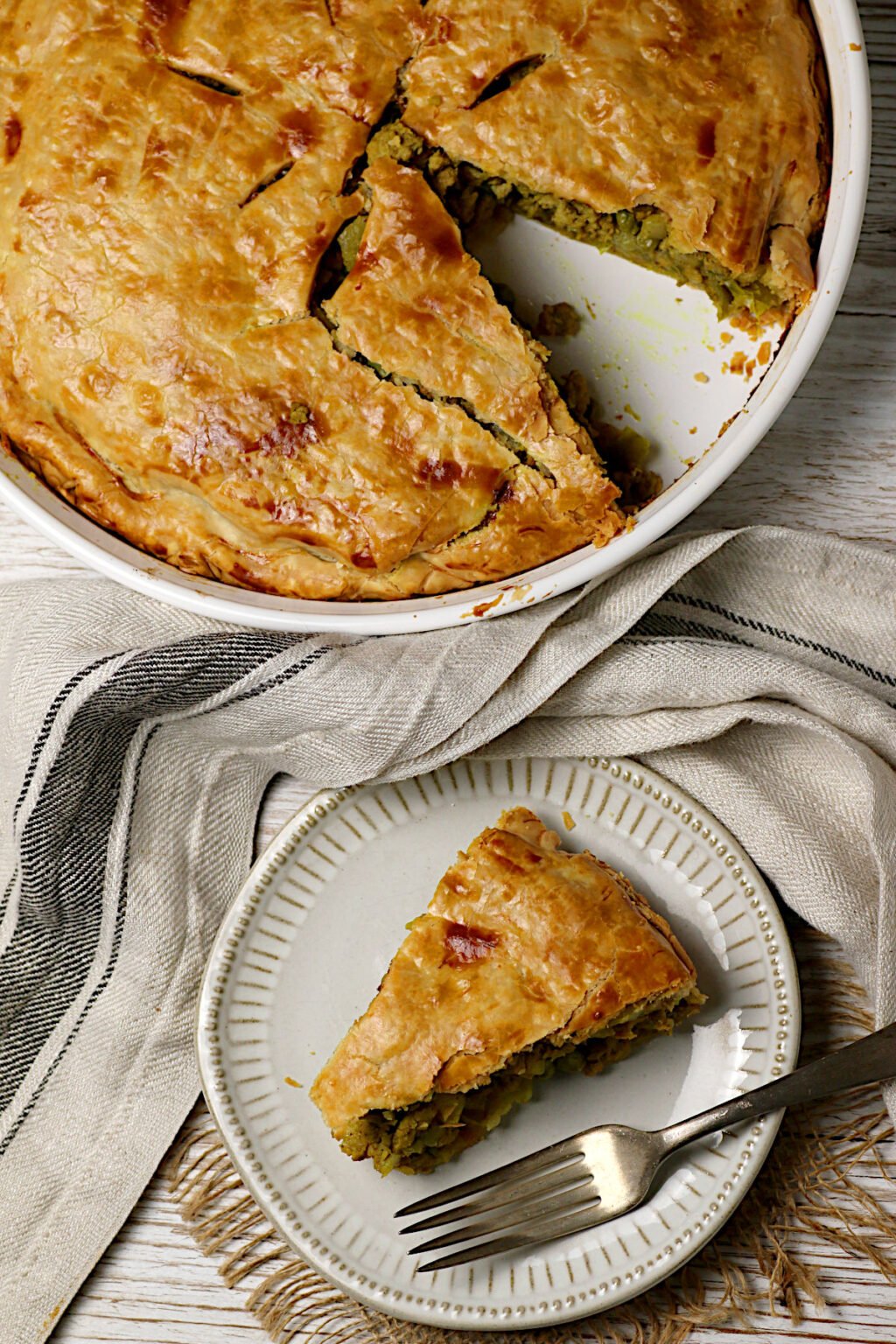 Chicken Samosa Pie - Domestic Dreamboat