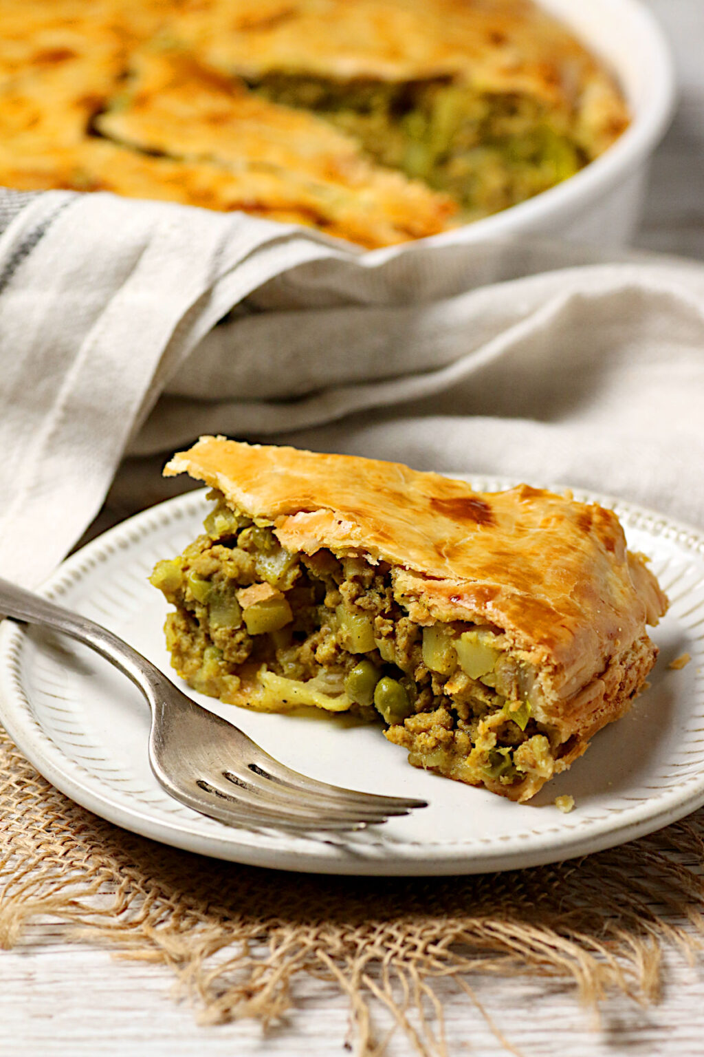 Chicken Samosa Pie - Domestic Dreamboat