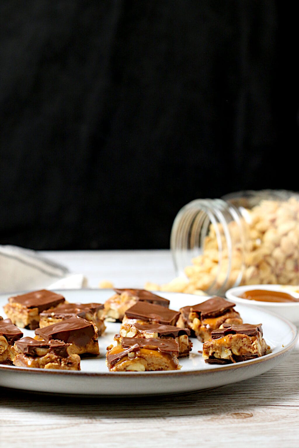Homemade Peanut Butter Oh Henry Bars - Domestic Dreamboat