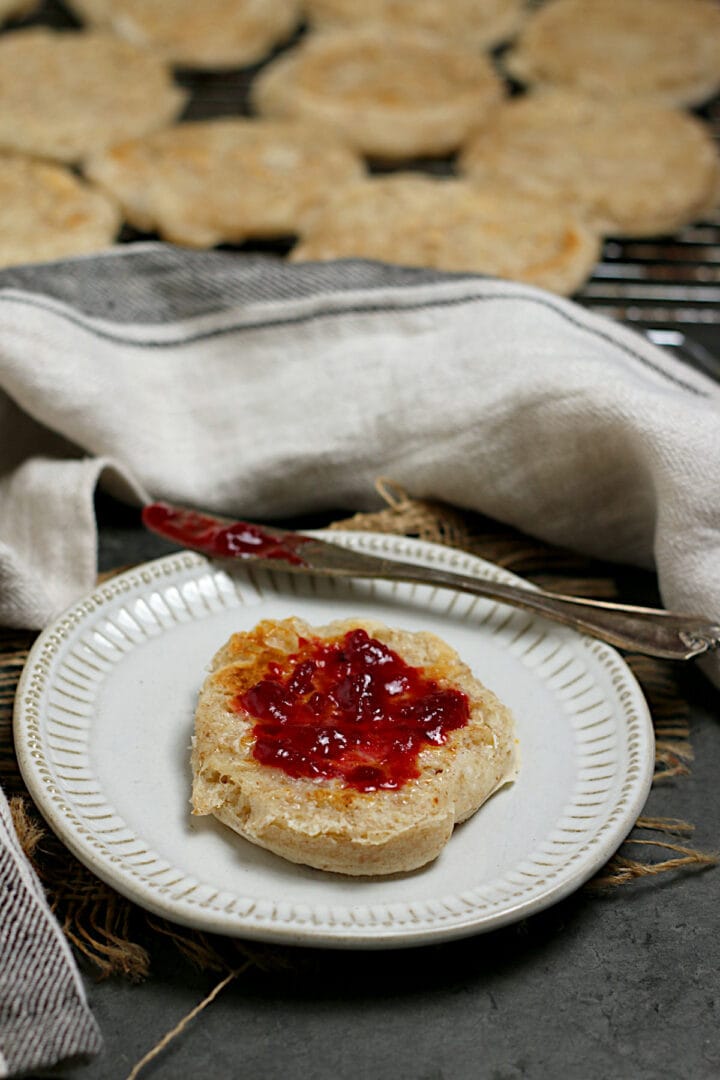 Homemade Whole Wheat Crumpets