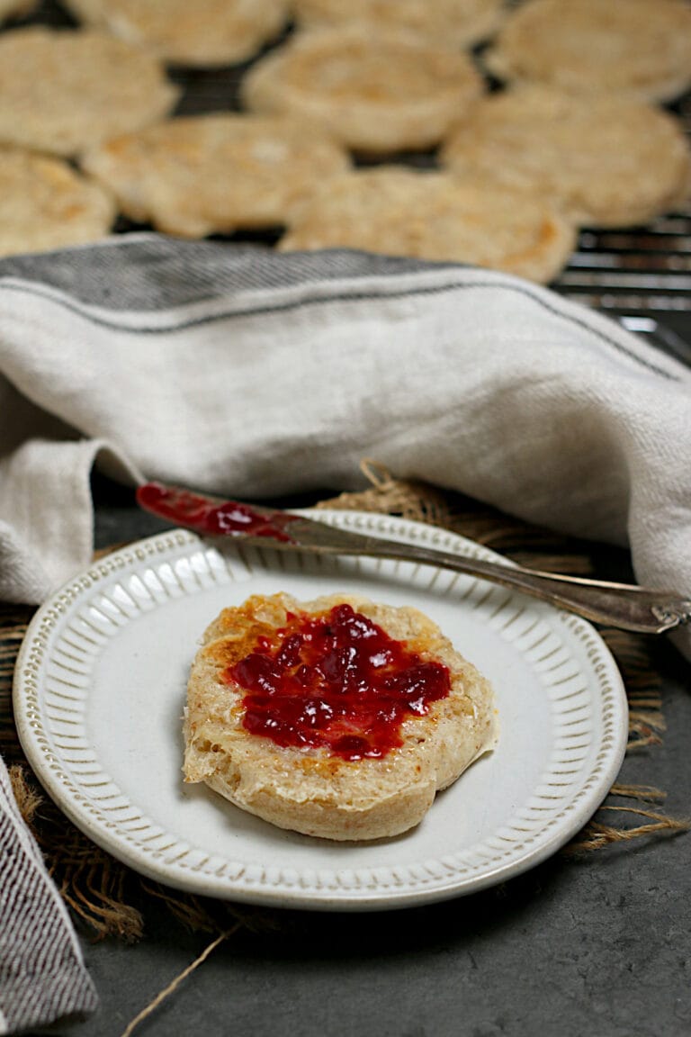 Homemade Whole Wheat Crumpets