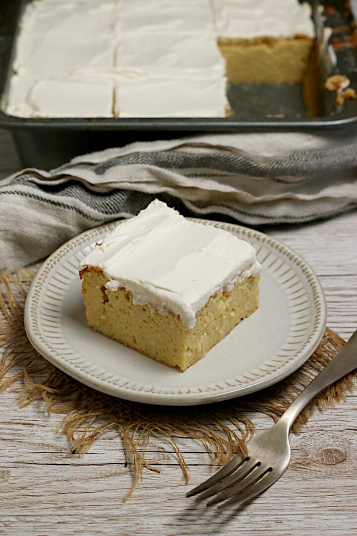 Gluten-Free Corn Tres Leches Cake - Domestic Dreamboat