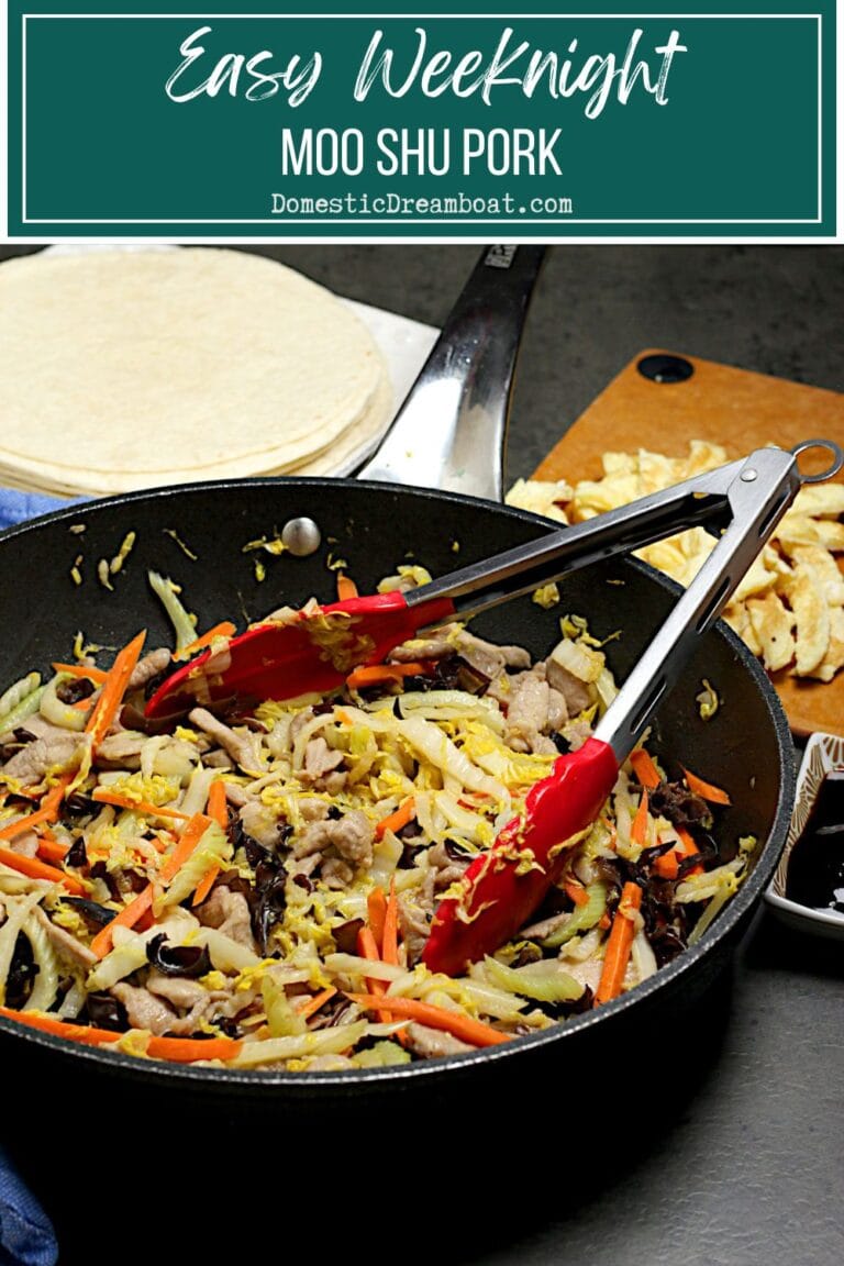 Easy Weeknight Moo Shu Pork - Domestic Dreamboat