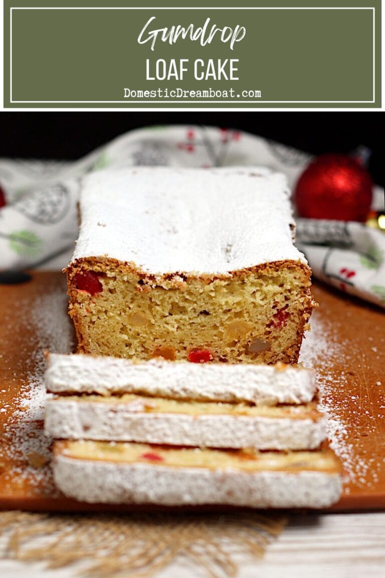 Gumdrop Loaf Cake - Domestic Dreamboat